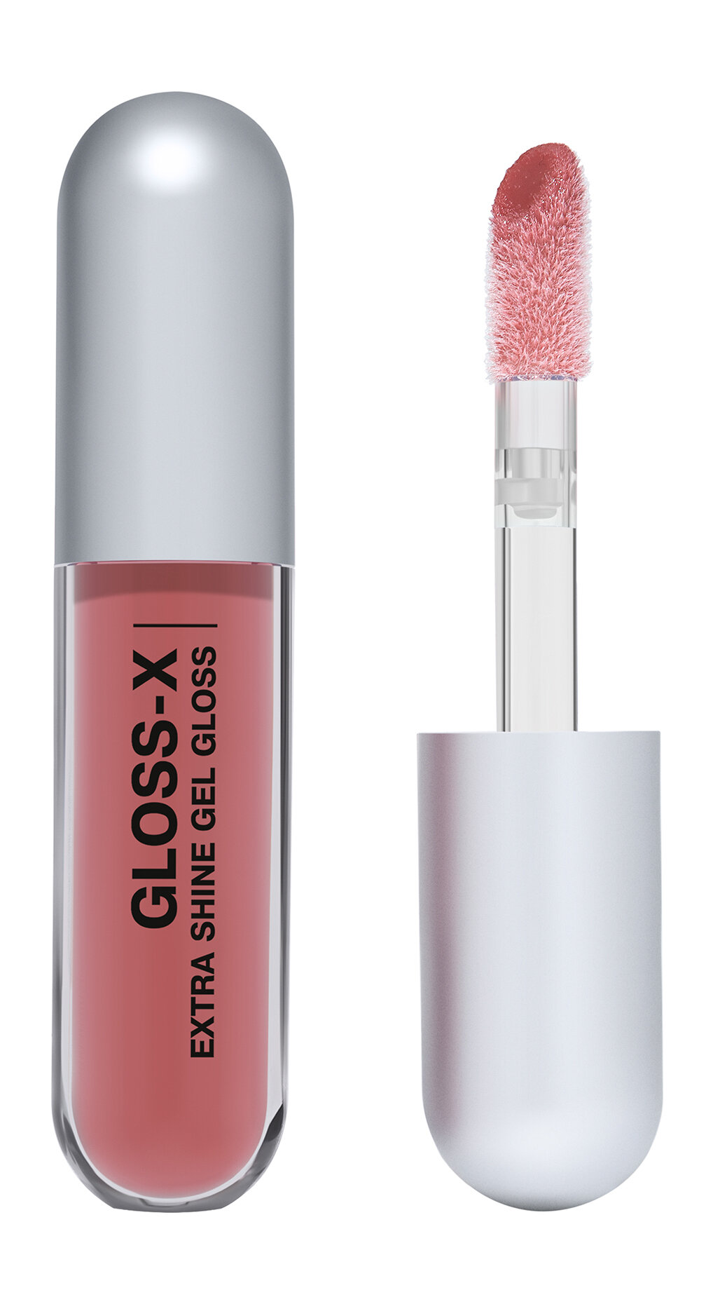 INFLUENCE BEAUTY Гель-блеск для губ Gloss-X, 3,4 мл, 10 коричневый нюд
