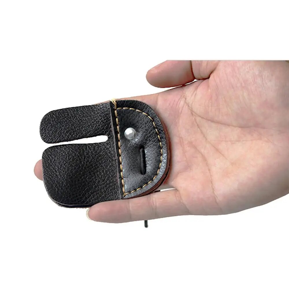 Перчатка для стрельбы из лука из коровьей кожи