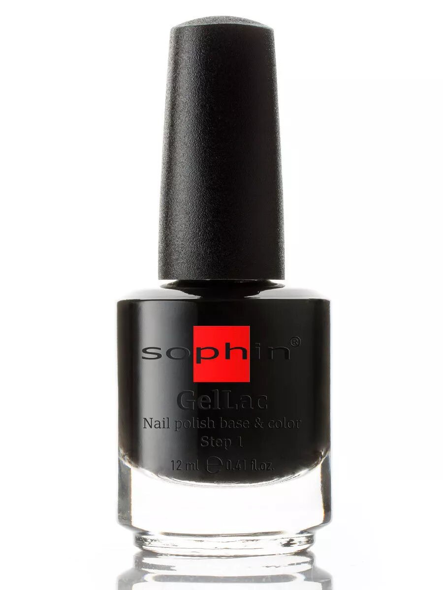 Sophin Лак для ногтей недельный №655, для маникюра и педикюра, черный, 12мл