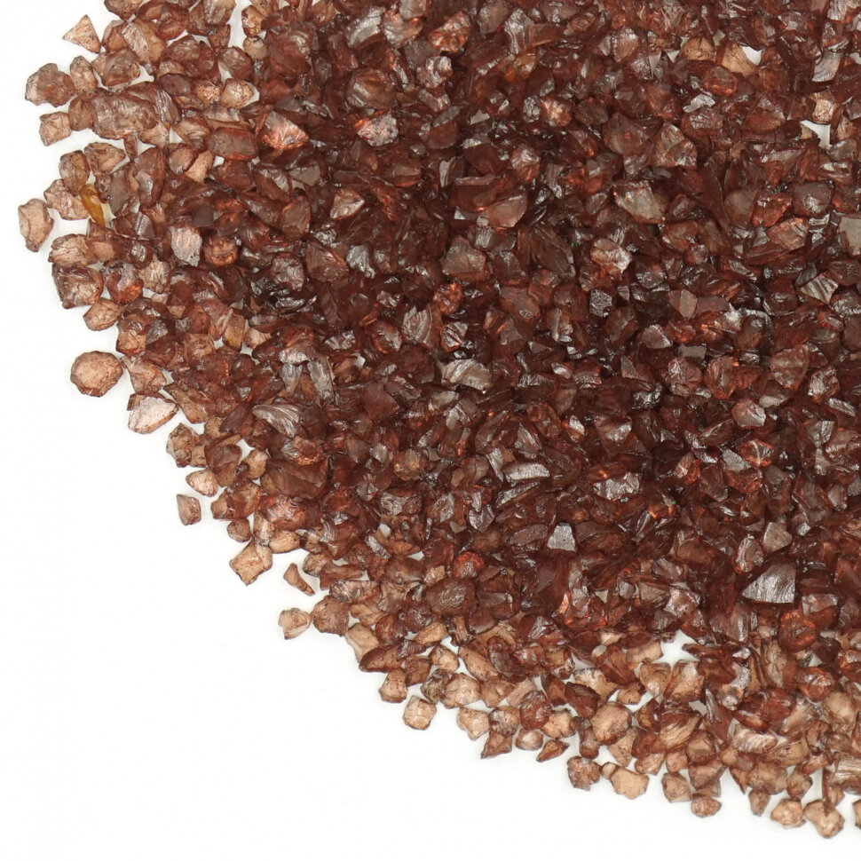 Стеклянная крошка коричневая, 100г