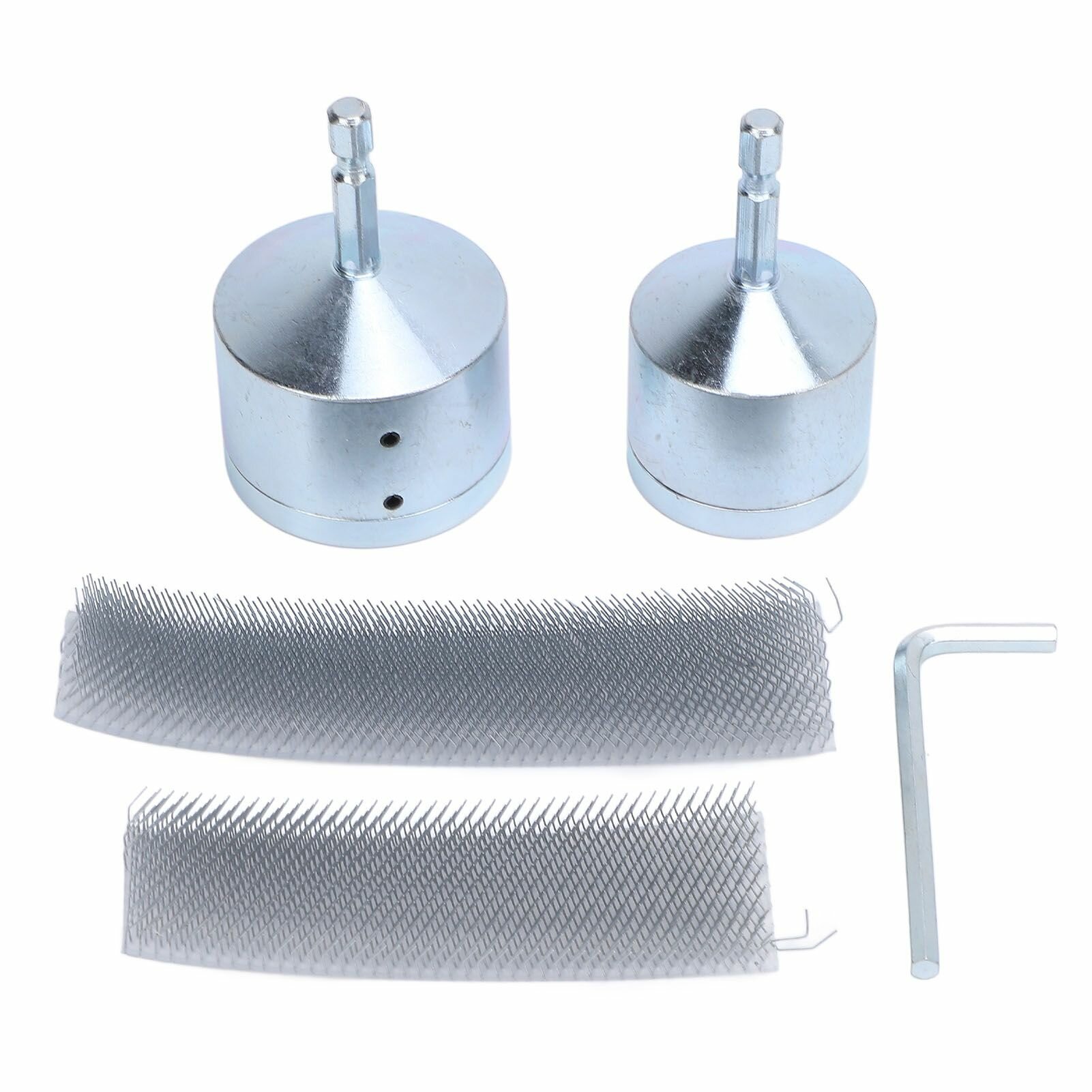 Щетка из медной проволоки для чистки труб, 1/4" шестигранник, 2 насадки