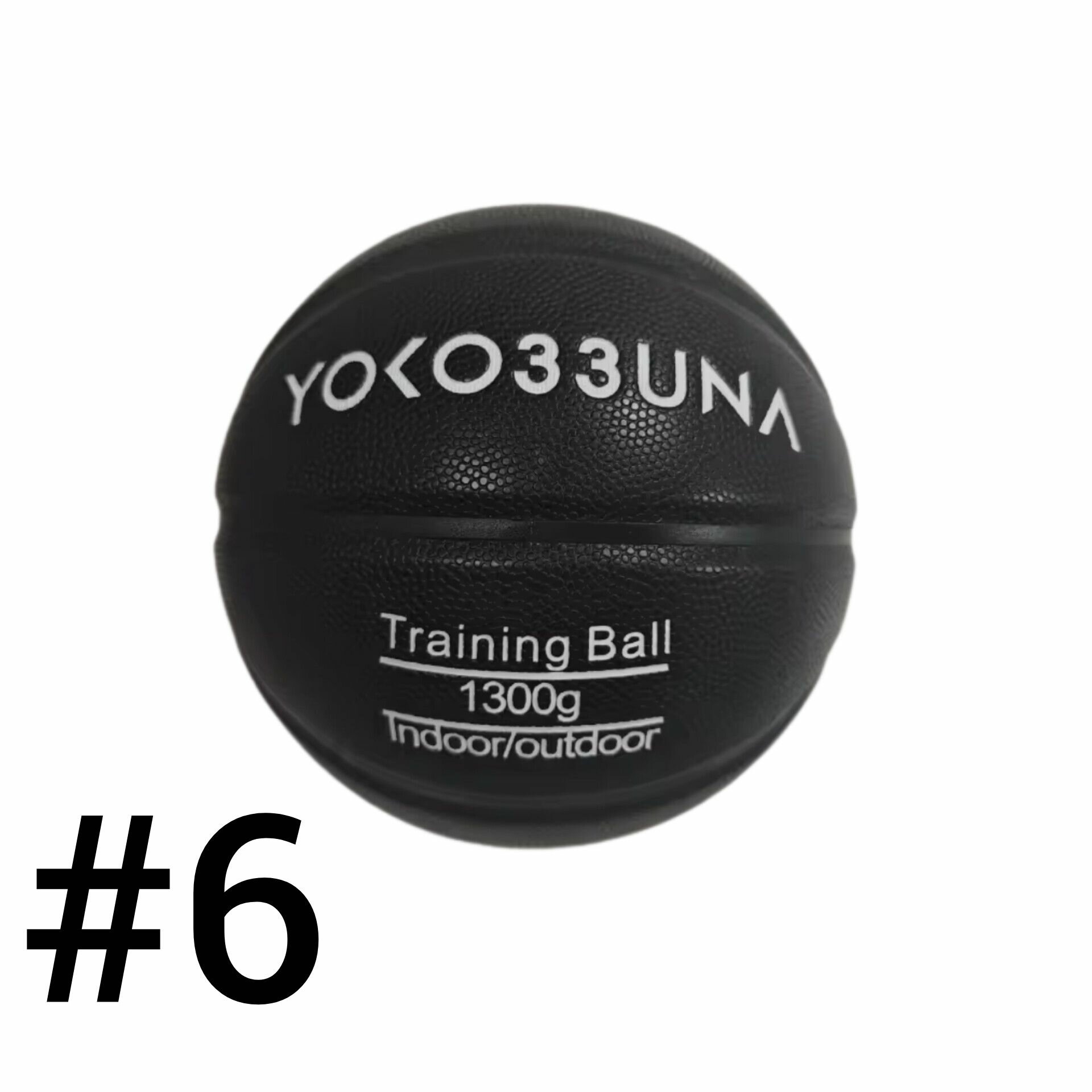 Утяжеленный мяч YOKO33UNA, тренировочный, баскетбольный, размер 6