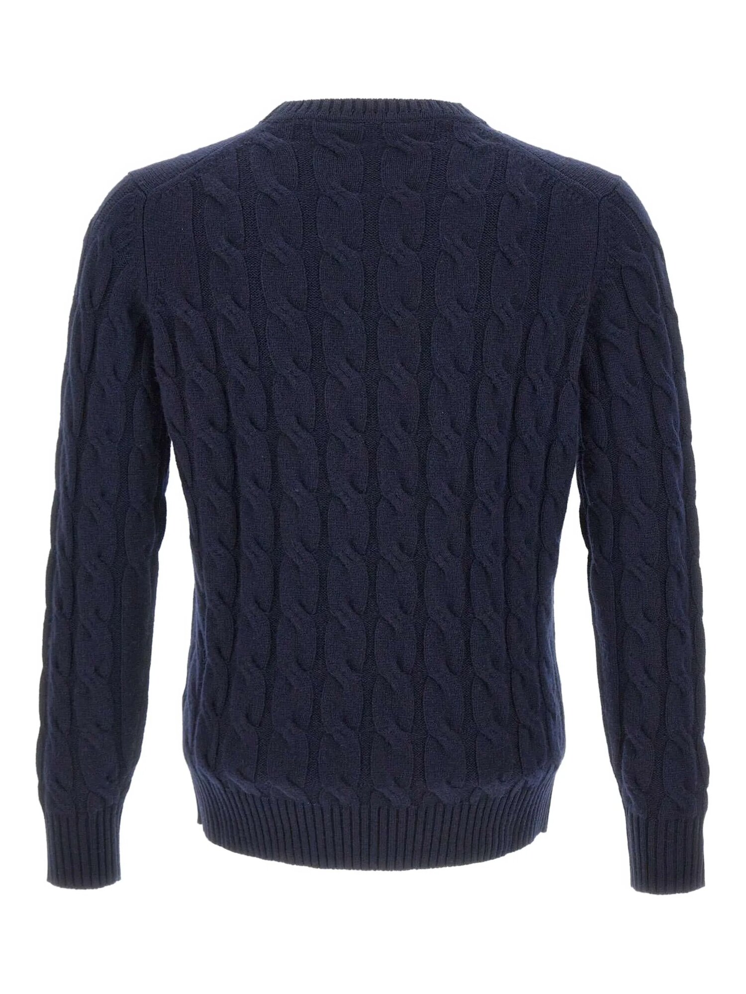Свитер Kangra Cashmere Cable knit crew-neck sweater, размер 56, , blue — фото 1