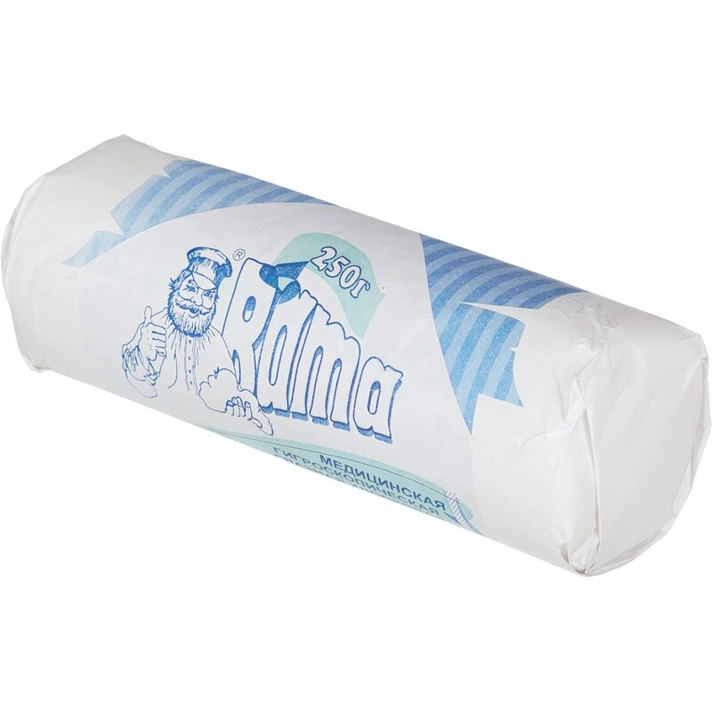 Вата хирург. нестер. Глазная 250г 60шт/уп Ем. Савостинъ ШК1413