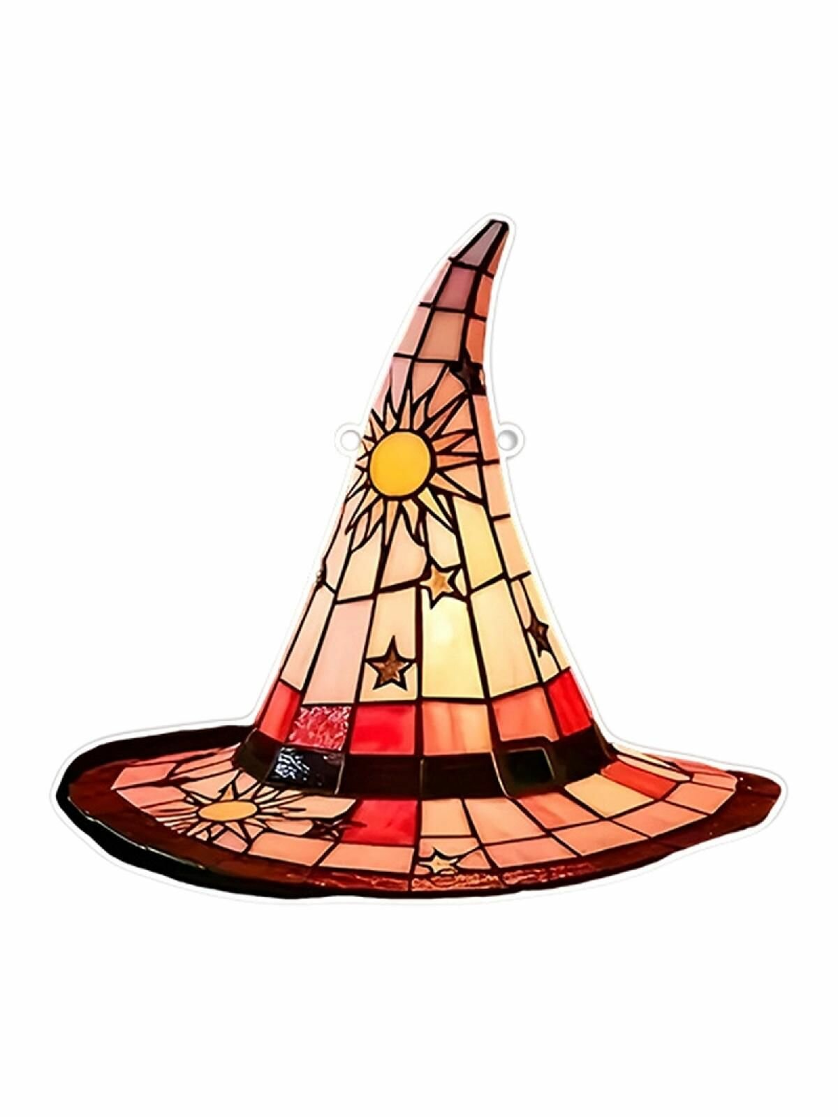 Муляж, Готический ночник в шляпе ведьмы на Хэллоуин-5-20 см