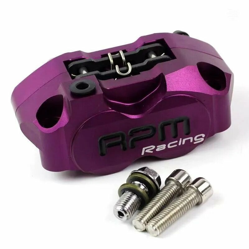 Тормозной суппорт мотоцикла RPM с 4 поршнями для большинства моделей дисковых тормозов диаметром 200 мм/220 мм