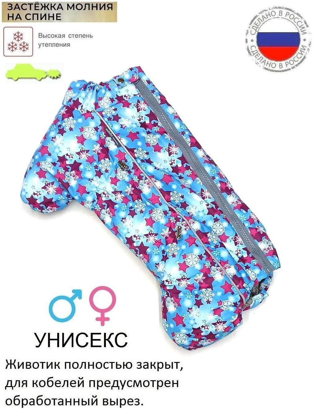 Комбинезон на синтепоне для такс мальчик Osso Fashion (50см мальчик)