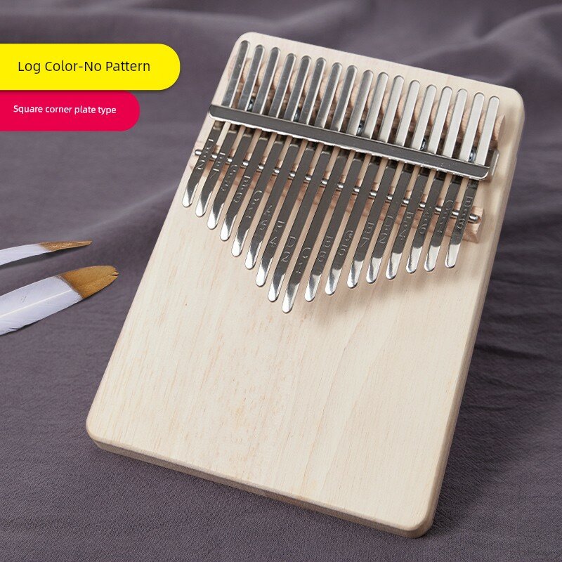 Калимба (пальчиковое пианино) 17-тональная, для начинающих, в традиционном стиле, 21-тональная, недорогая и простая в