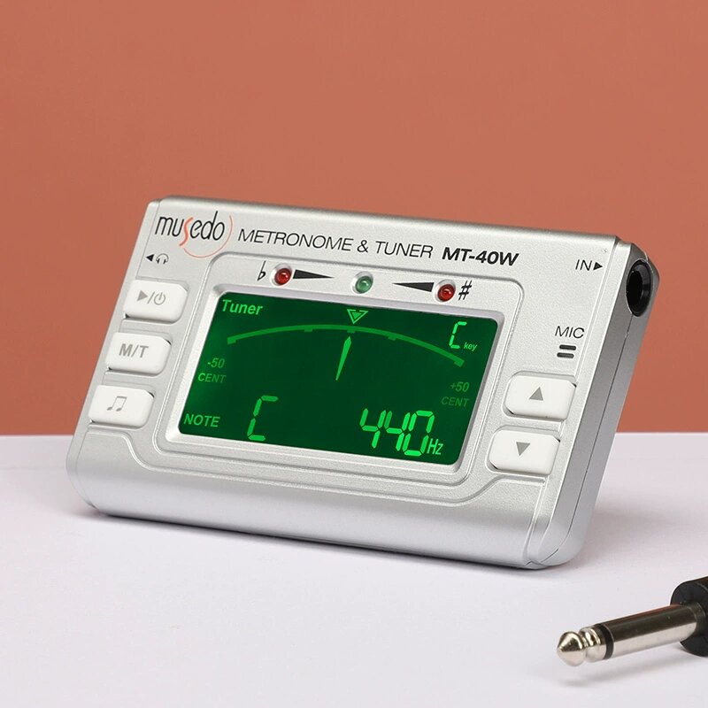 Тюнер для саксофона Little Angel MT-40W, универсальный тюнер для духовых инструментов, метроном для флейты, труб и