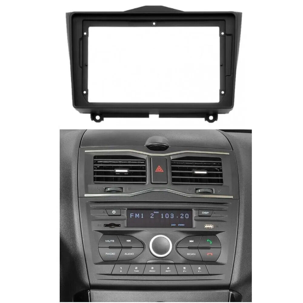 Рамка панели автомагнитолы 9 дюймов для Lada Granta 2018-2019