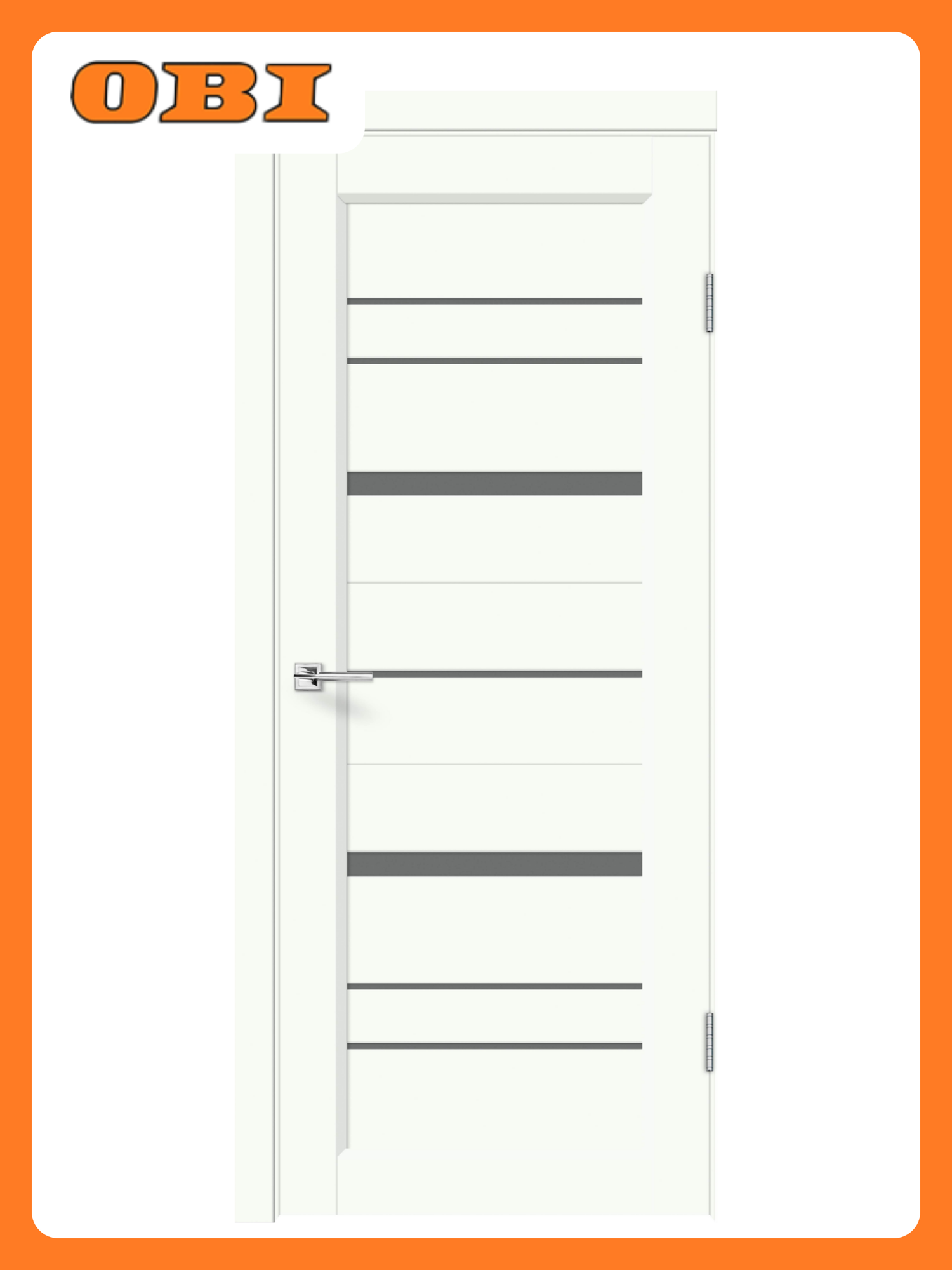 Дверное полотно VELLDORIS Феерия, МДФ и ДСП, 800x2000 мм, белый опал