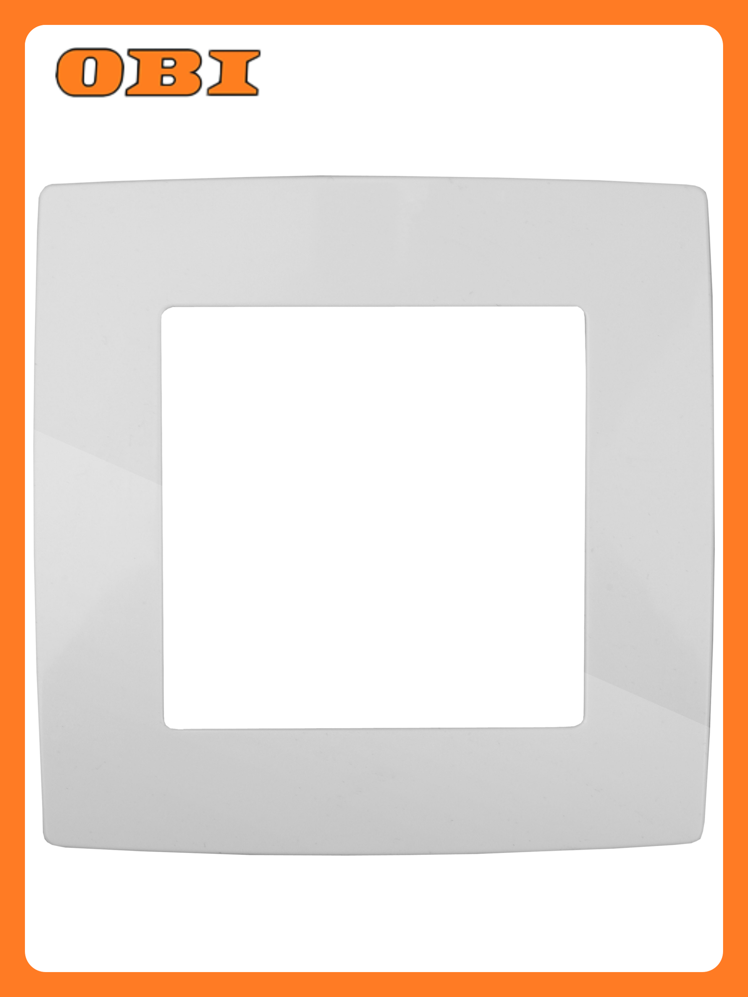 Рамка ЭРА 12-5001-01, для выключателей и розеток, 1-постовая, белая, поликарбонат