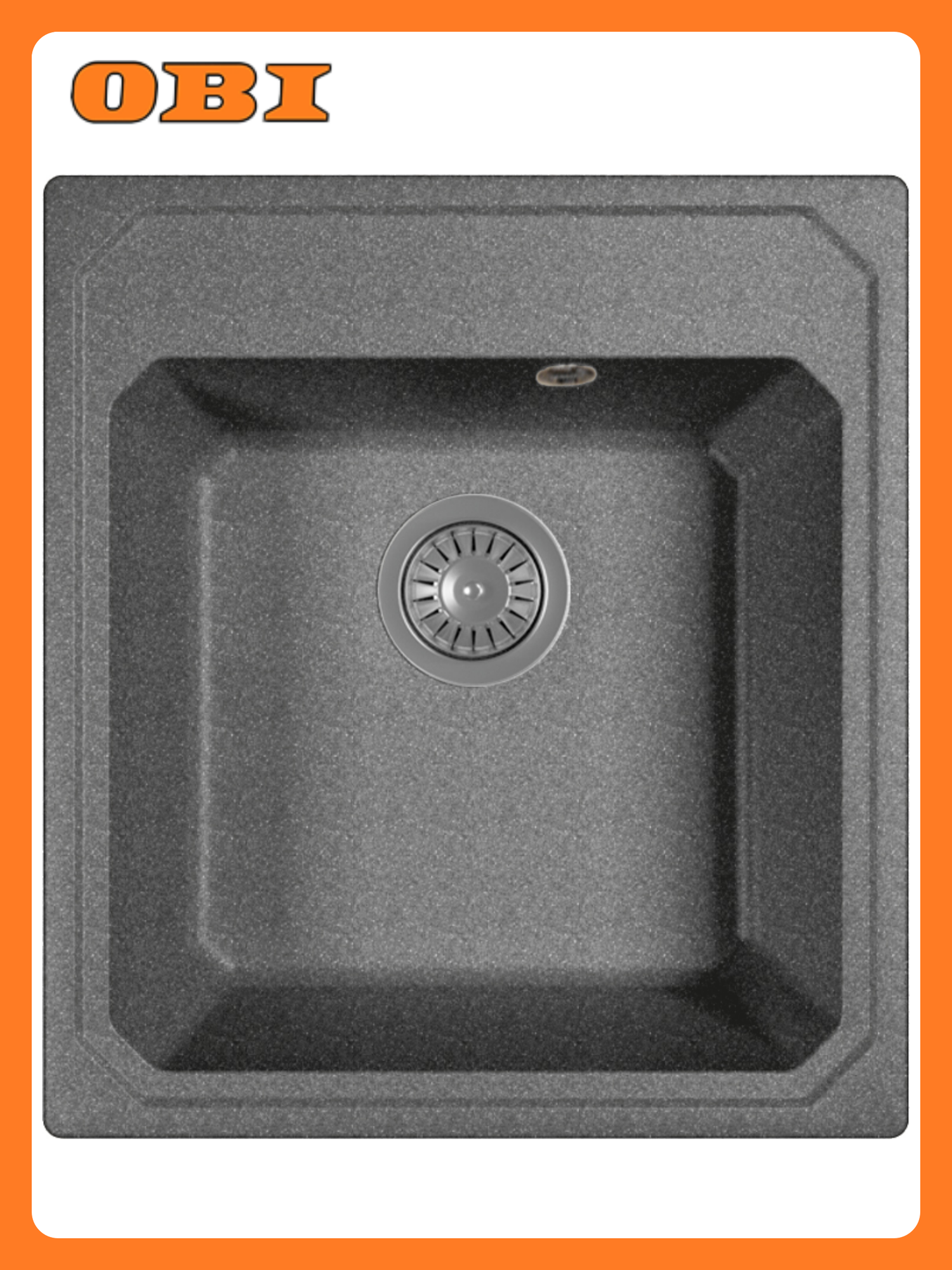 Мойка кухонная BAMBOO Фюрт 450, черный