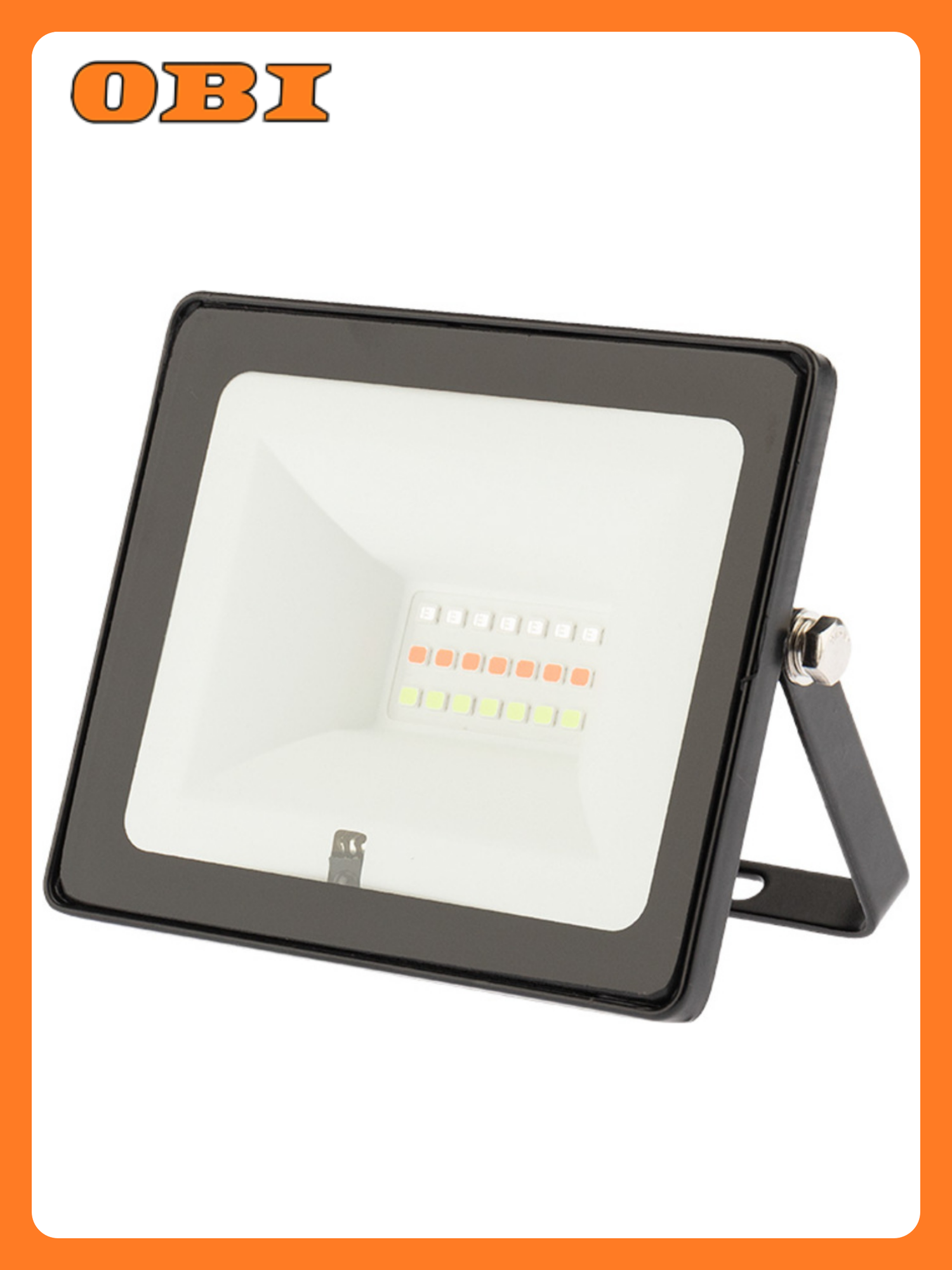 Прожектор Rexant RGB LED с пультом ДУ, 10Вт, черный