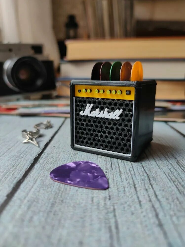 Подставка для медиаторов гитары колонка комбик