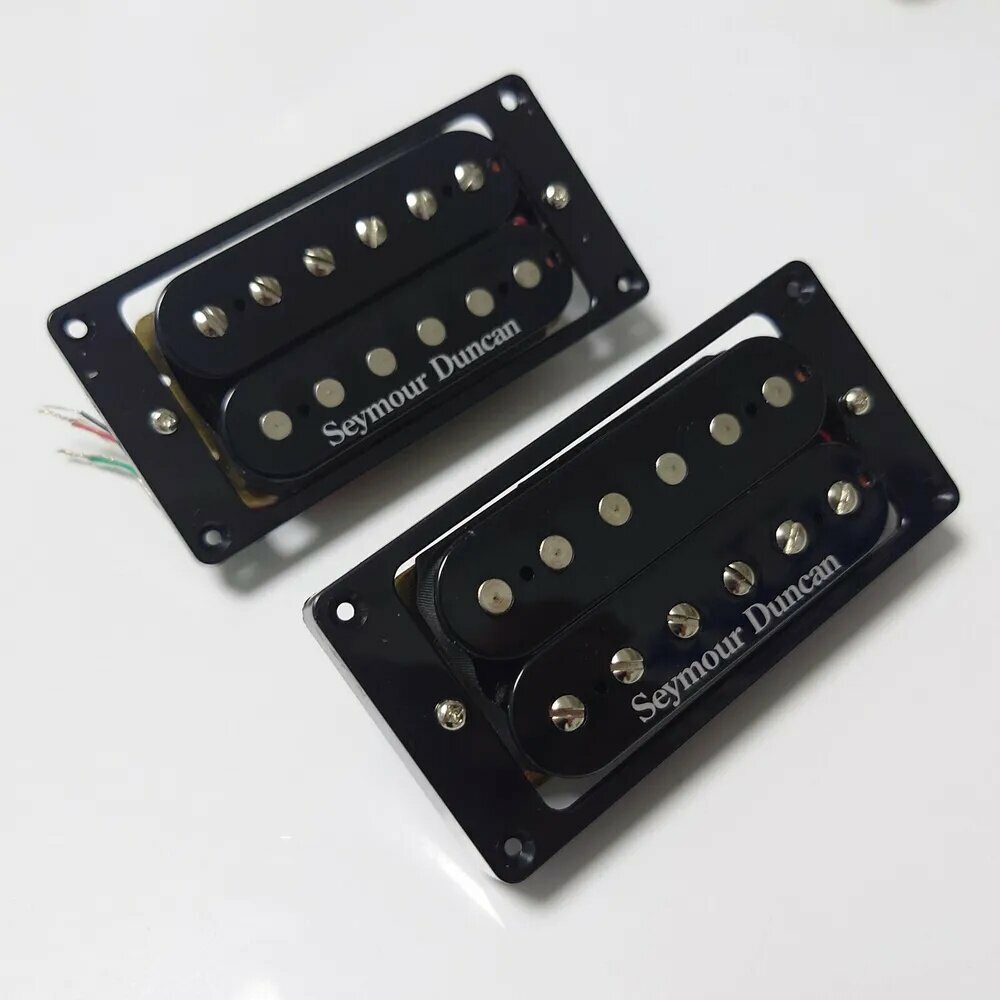 Звукосниматель Seymour Duncan Humbucker SH1N SH4 Звукосниматель для электрогитары 4C 1V1T Жгут проводов Белый/черный/Zebra Аксессуары для гитары