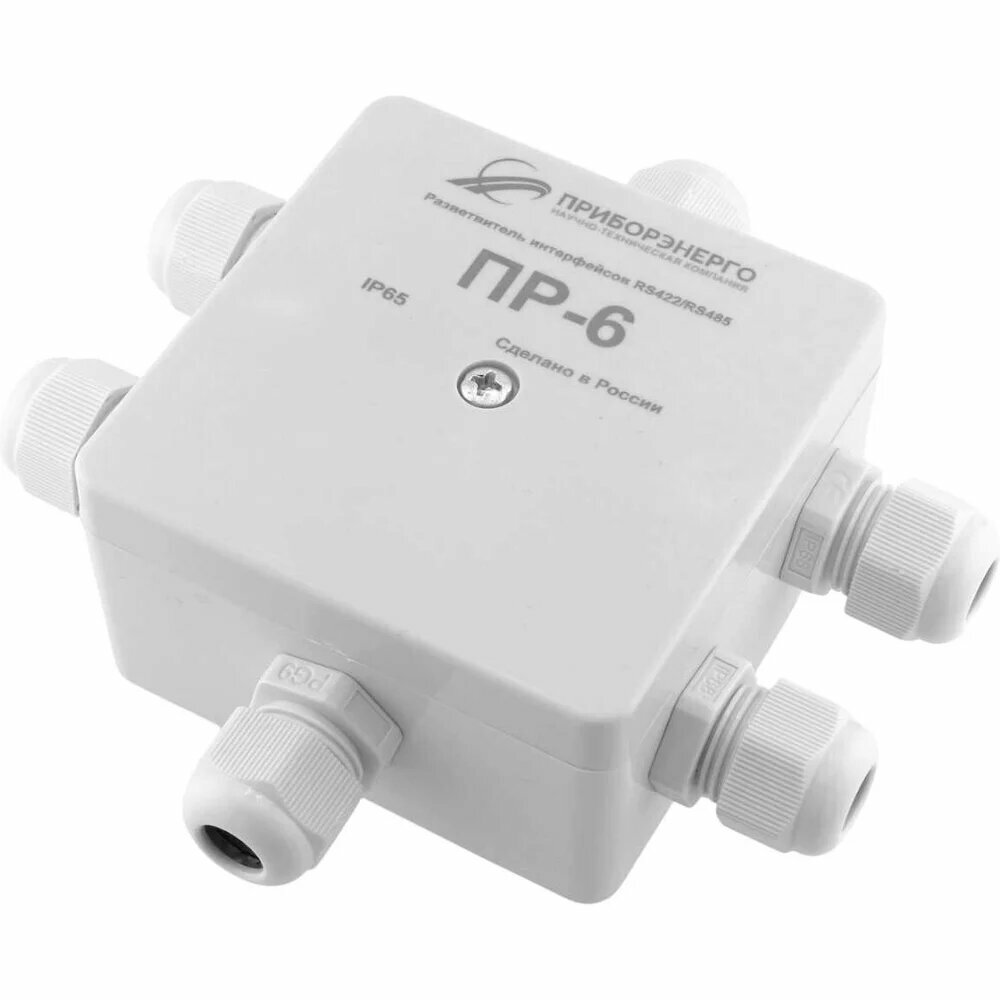 Разветвитель интерфейса НТК Приборэнерго rs 422/485 ПР-6 IP65 исполнение 2 0210550010514, из термостойкого поликарбоната