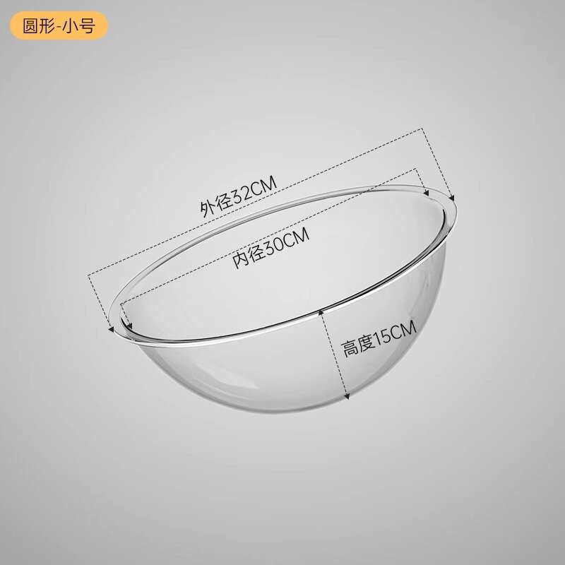 Прозрачный акриловый купол для кошачьих лежанок, круглый диаметр 32 см, безопасный для питомцев, совместим с кошачьими