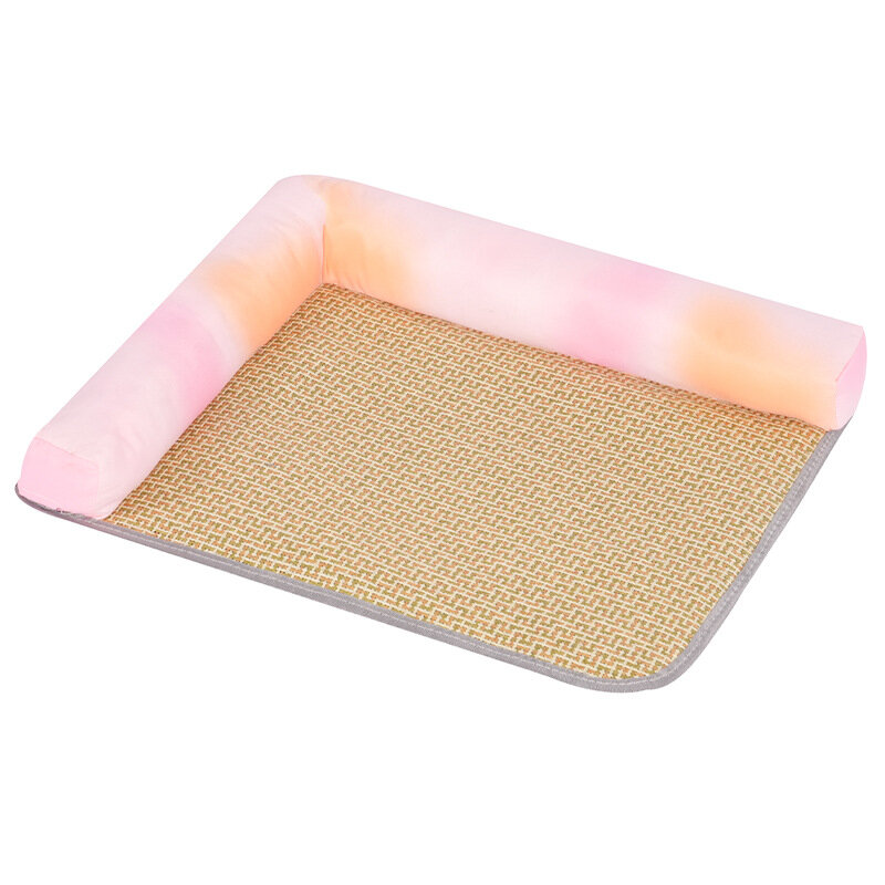 Производители спот собак собачий питомник типа L подушка диван подушка Розовое коврик-гнездо L-образной формы_Размер S