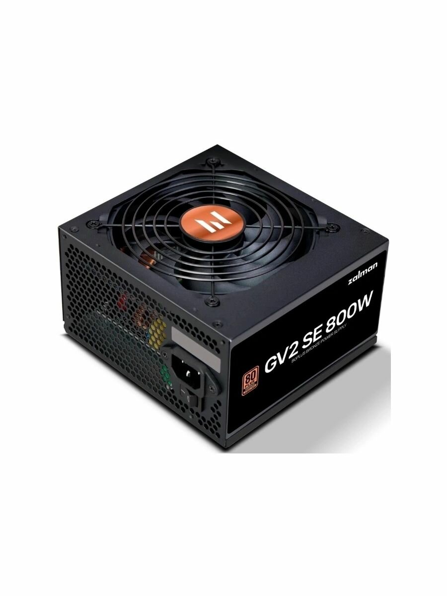 Блок питания Zalman ATX 800W ZM800-GV2SE 80+ bronze (20+4pin) 120mm fan 8xSATA RTL
