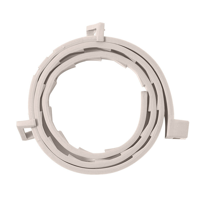 Регулируемый ошейник для собак средних и крупных пород, белый, пакетная упаковка, обхват шеи до 63 см