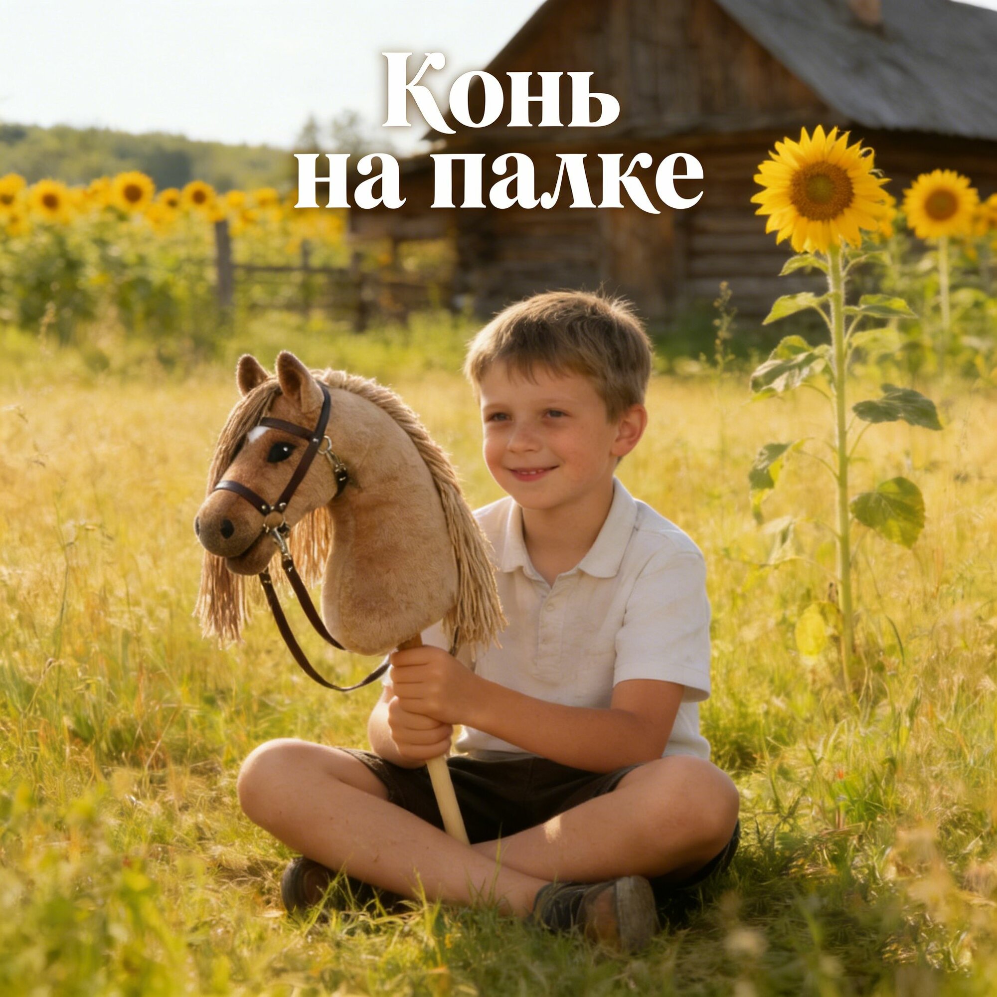 Голова лошади на палке, детская игрушка с длинной гривой, мягкая плюшевая лошадка для ролевых игр, театральных постановок и праздников