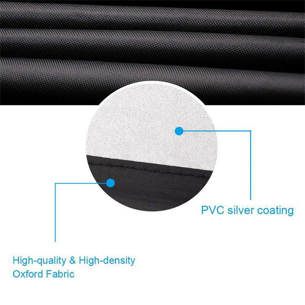 77x58cm Круглая Крышка Кострища Водонепроницаемый Защитный Гриль Для Барбекю ПВХ Крышка Черный