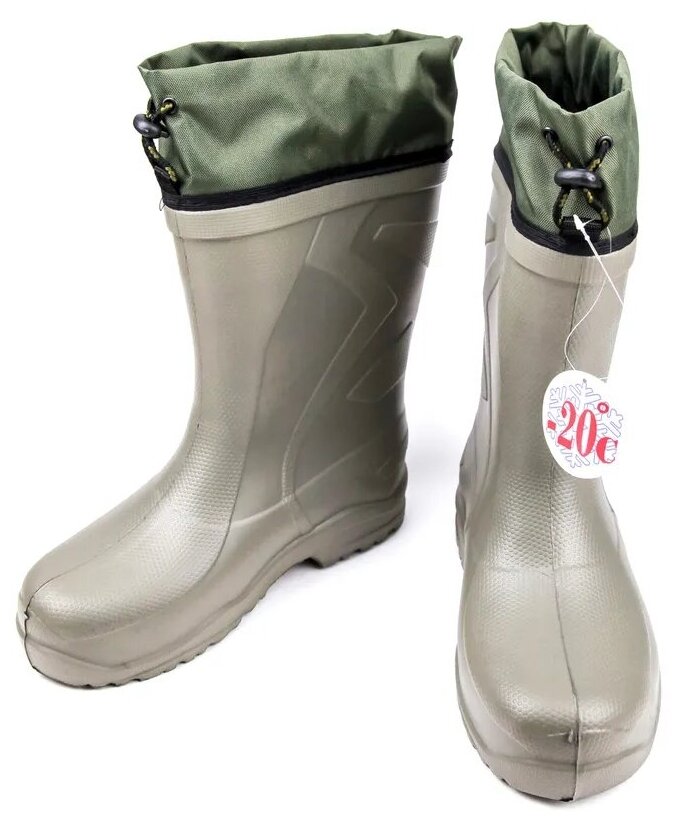 Сапоги утепленные ЭВА Ирбис -20C, цвет оливковый размер (45-46) NEW