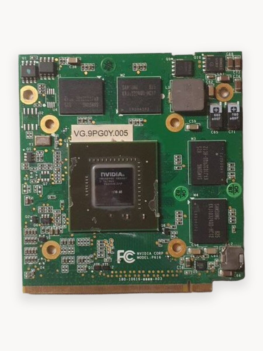 Видеокарта GeForce 9600MGT 9600M GT GDDR3 512 Мб MXM G96-630-A1 для ноутбуков Acer Aspire 6930 5530G 7730G 5720G