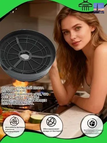Фильтр угольный KRONA тип CKF 120 (2шт)