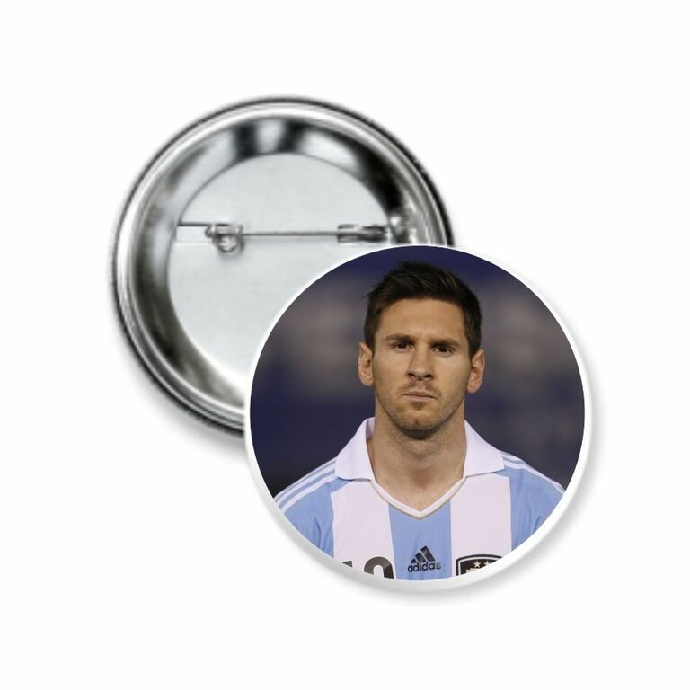 Значок закатной Messi, Месси №3