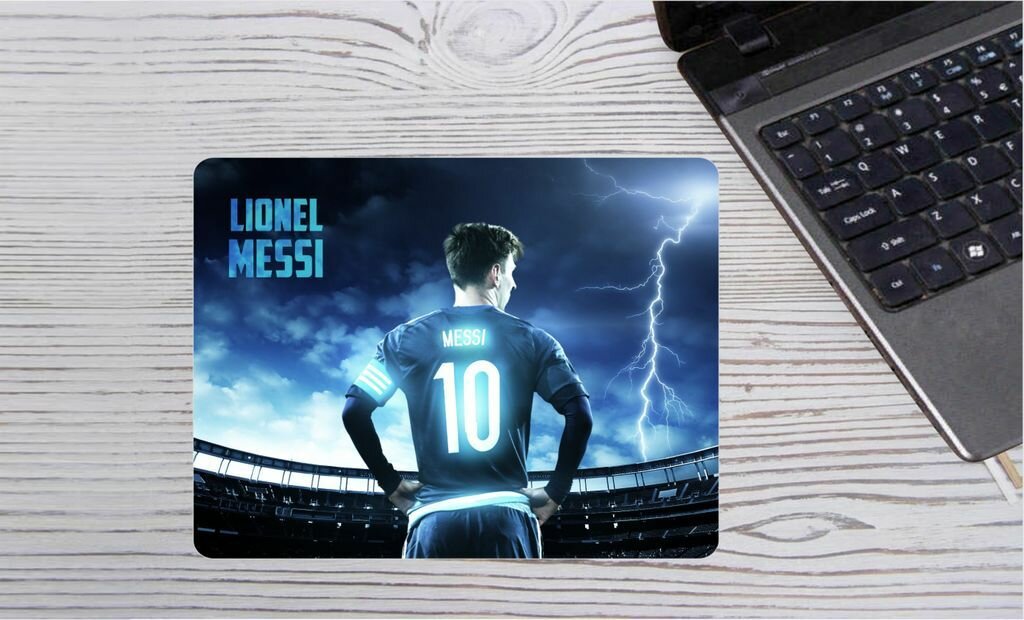 Коврик для мышки игровой 36 на 29 см Mewni-Shop Messi, Месси №4