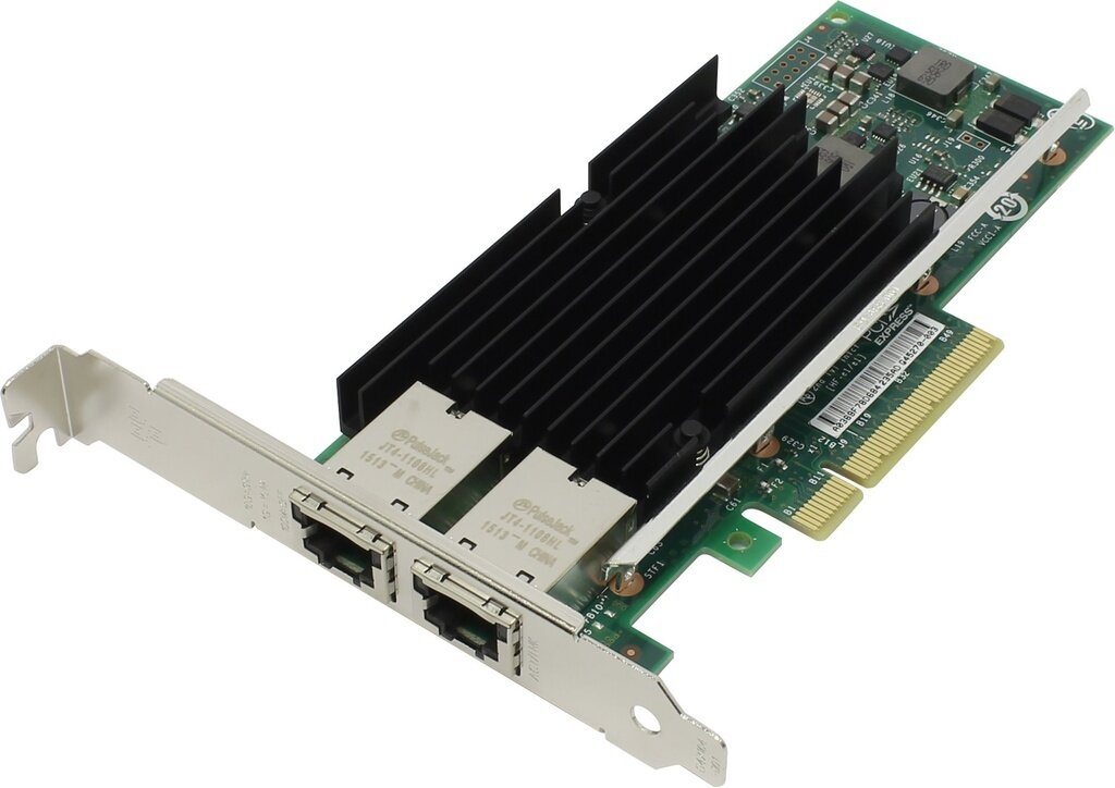 Сетевая Карта Intel X540-T2 X540T2 Dual Port 10 Gigabit 2x10Гбит/сек PCI-E 8x (with Full Height and LP brackets)