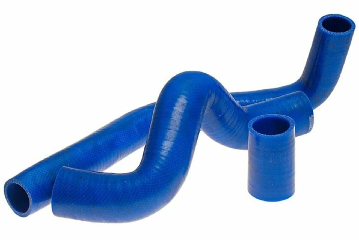 УАЗ-3163 дв. ЗМЗ 409 Е-2,3 (с кондиционером) силиконовые патрубки радиатора (к-т 3шт)