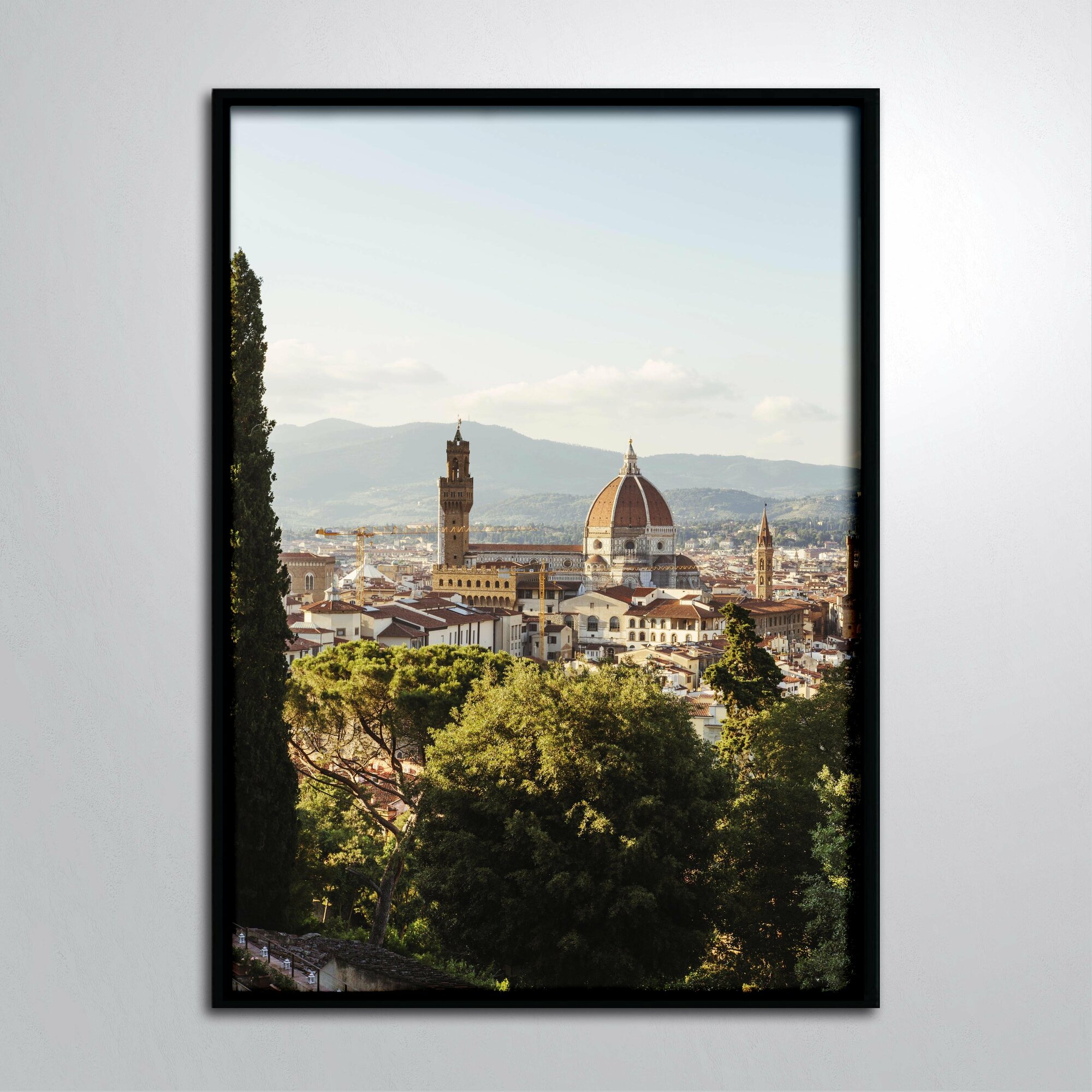 Постер в раме/Постер для интерьера/Плакат интерьерный Фотография Италия Флоренция
