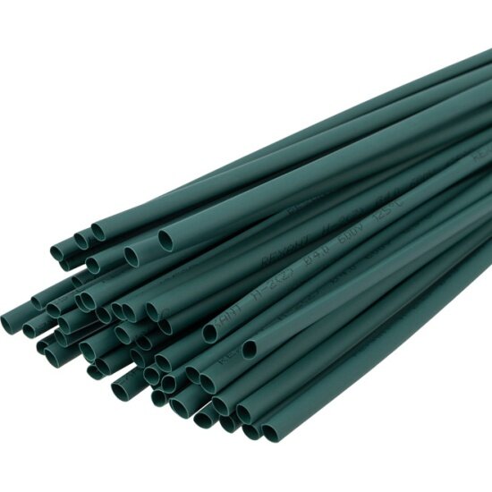 Термоусадочная трубка Rexant 4,0/2,0 мм зеленый (50 шт. по 1 м.), 20-4003