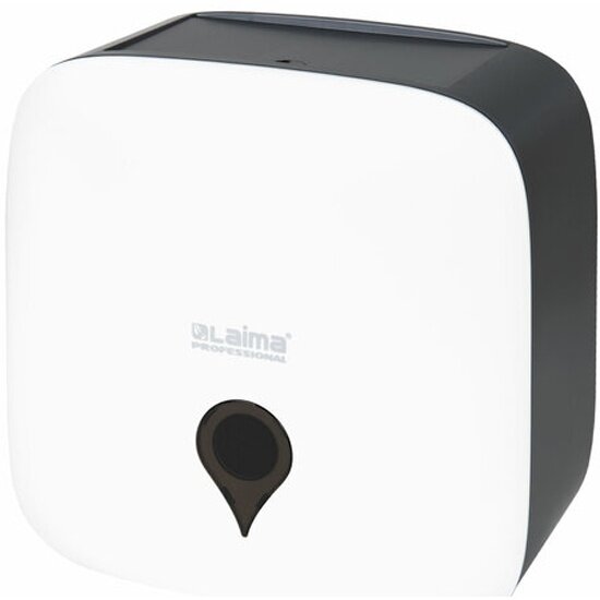 Диспенсер для туалетной бумаги Лайма ULTRA LAIMA PROFESSIONAL (Система T2), малый, белый, ABS-пластик, 606835