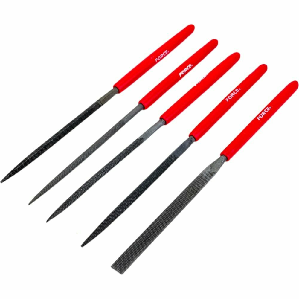 Набор разнопрофильных надфилей 5 предметов FORCE 50513, для ювелиров
