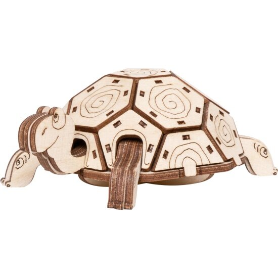 Деревянный конструктор Три Совы Морская черепашка. 76 деталей