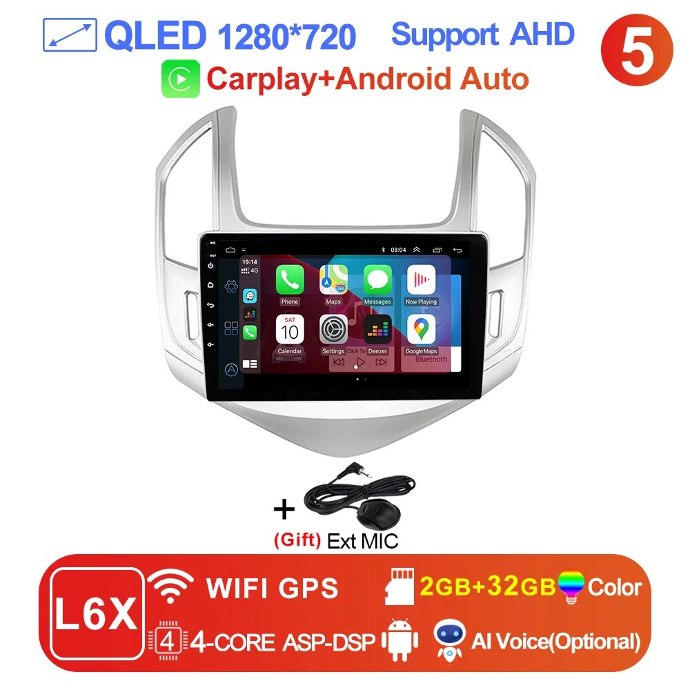 LEHX Pro Android 14 8-ядерный Wi-Fi автомобильный радиоприемник мультимедийный L6X(2-32GB)-0