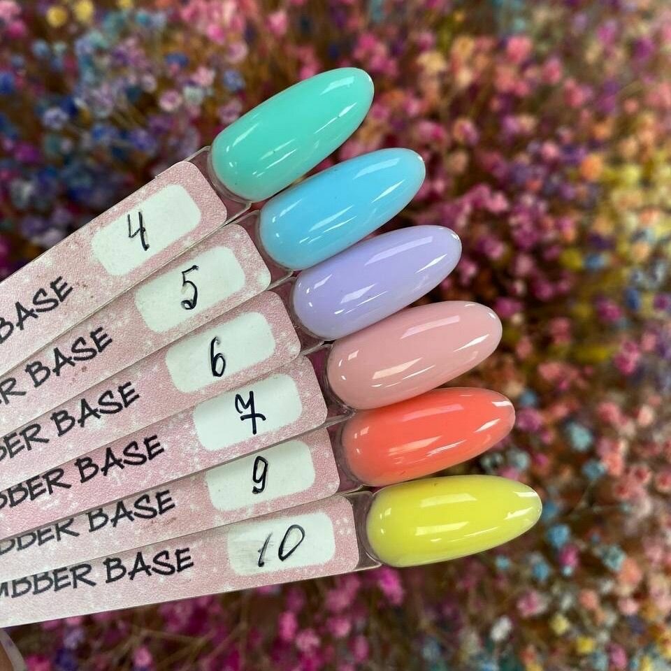 Цветная база For you набор из 6 шт по 10 мл