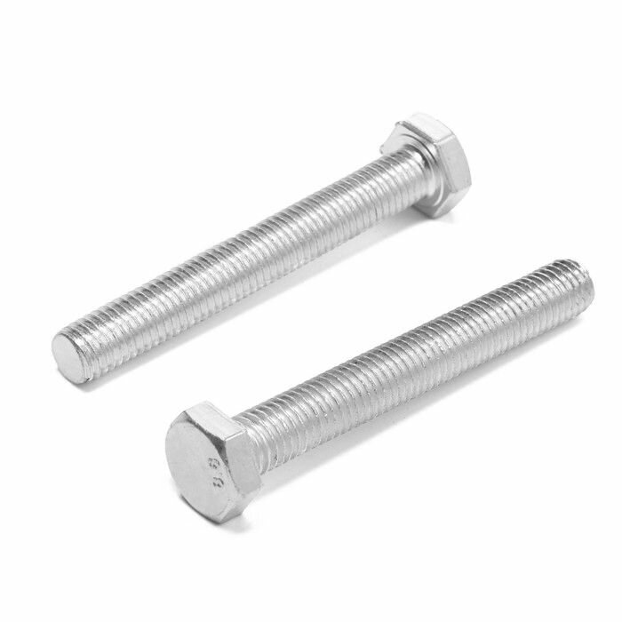 Болт тундра, оцинкованный, DIN 933, класс прочности 8.8, М12х90 мм, 1 кг