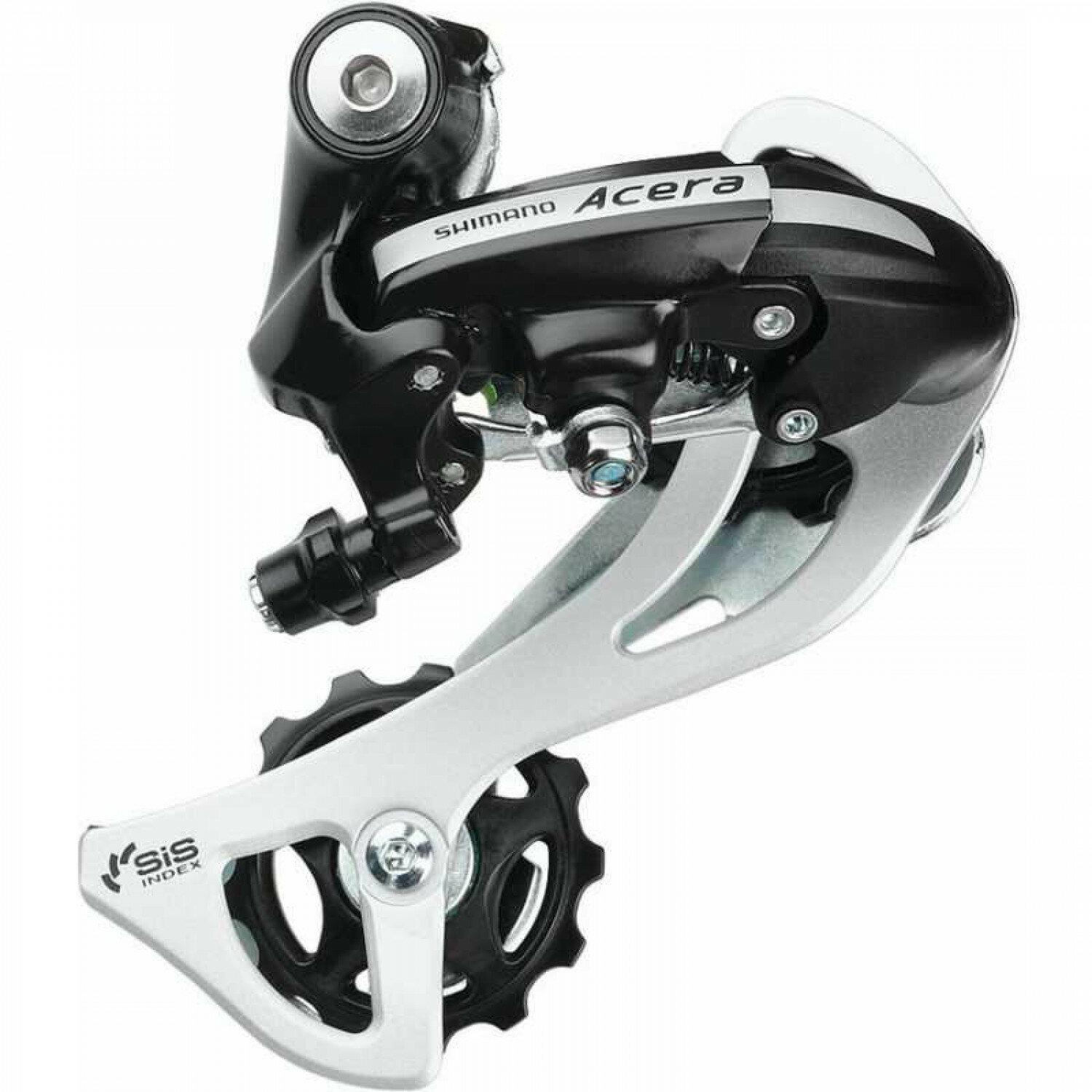 Переключатель задний Shimano Acera M360 SGS 7-8 Speed (ERDM360SGS), цвет Серебристый