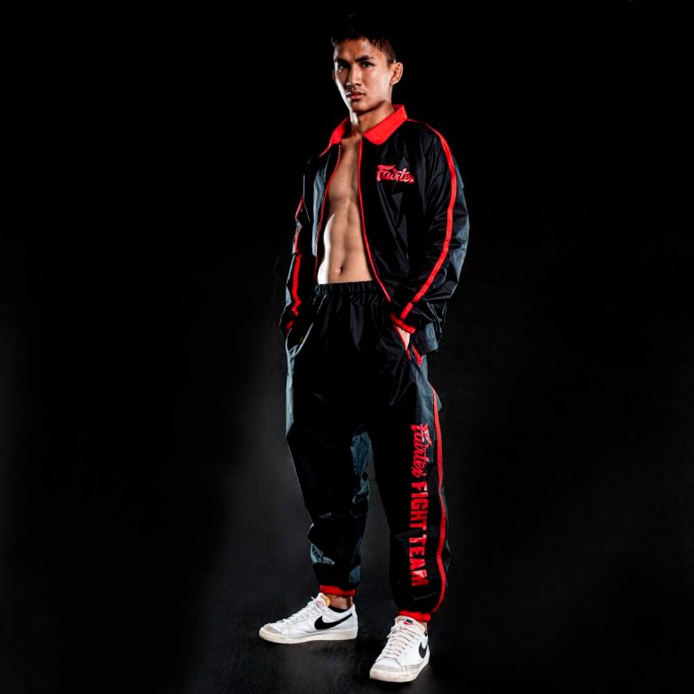 Костюм сауна Fairtex VS4 black red XL
