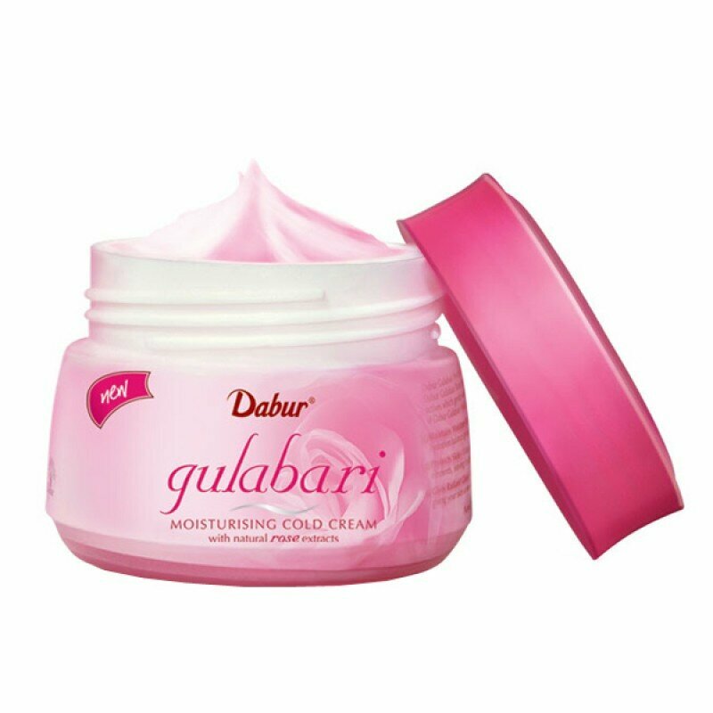 Увлажняющий крем для лица с маслом Розы Гулабари Дабур (Dabur Gulabari), 55 мл