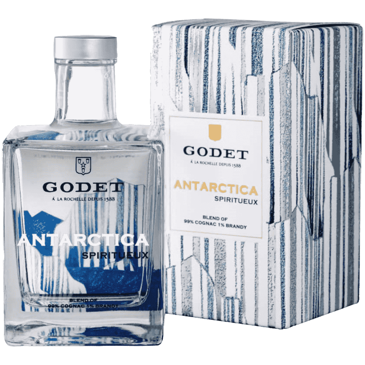 Коньяк Godet Antarctica 0,5 л в подарочной упаковке