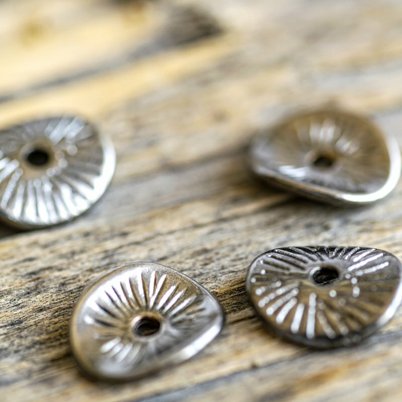 Разделитель для бусин 60 шт. / спейсер, цвет черный, 10х9х1 мм