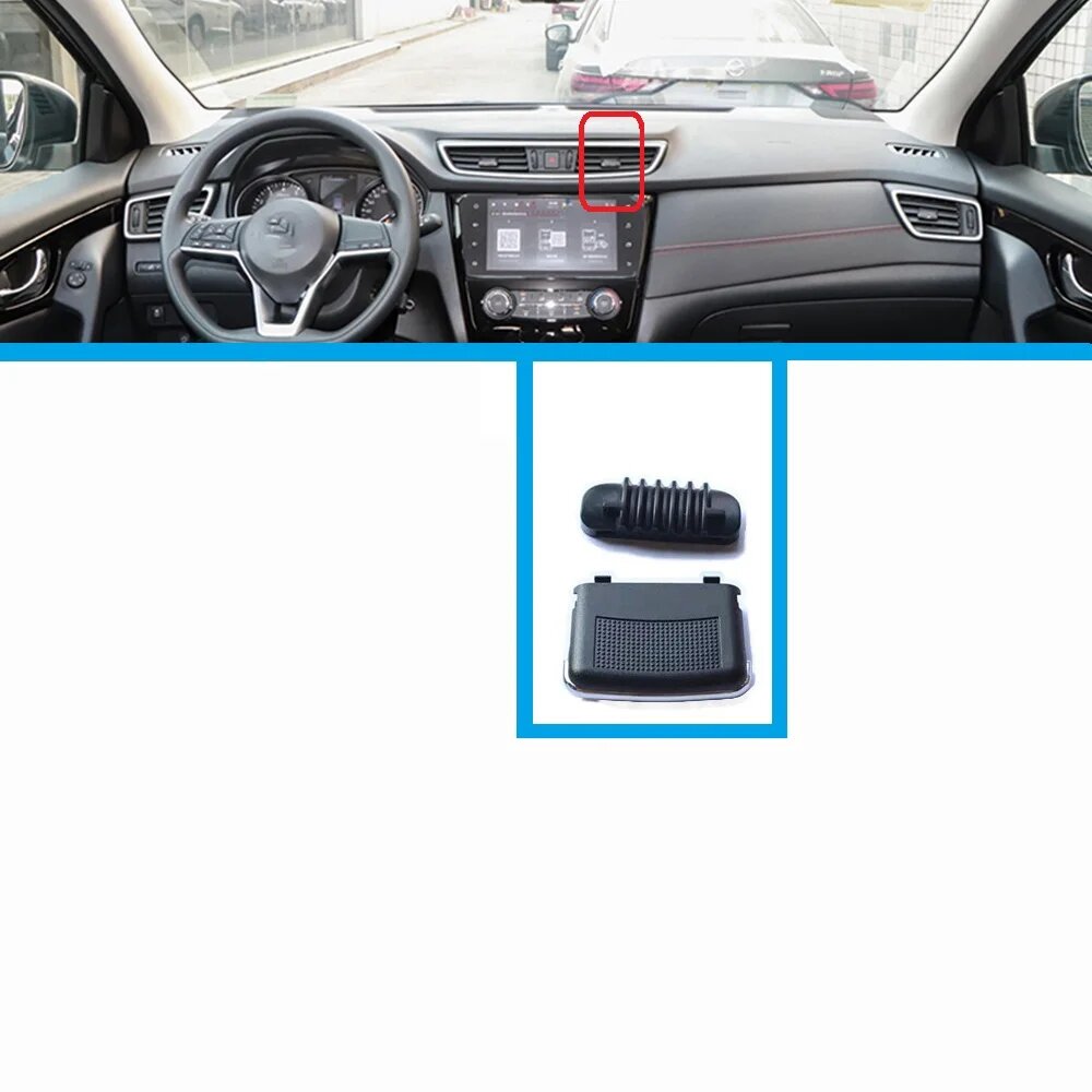 Зажим Ruili314 для Nissan X-Trail 2014-21 Qashqai, вентиляционное отверстие, кондиционер, вентиляционное отверстие для свежего воздуха, регулируемый зажим для решетки