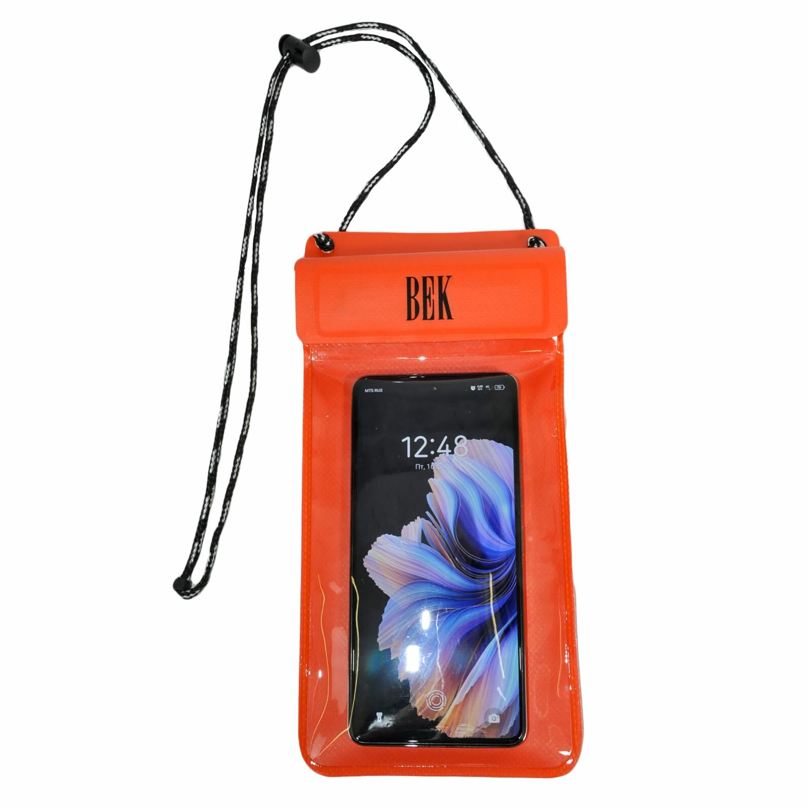Водонепроницаемый чехол для телефона Век Аква оранжевый
