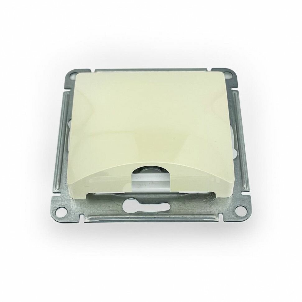 Вывод кабеля Glossa механизм бежевый GSL000299 Schneider Electric